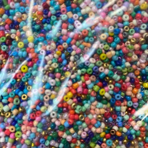 Pack of Bright Waist Beads Seed Beads,2mm Round Seed Beads,beads for ...
