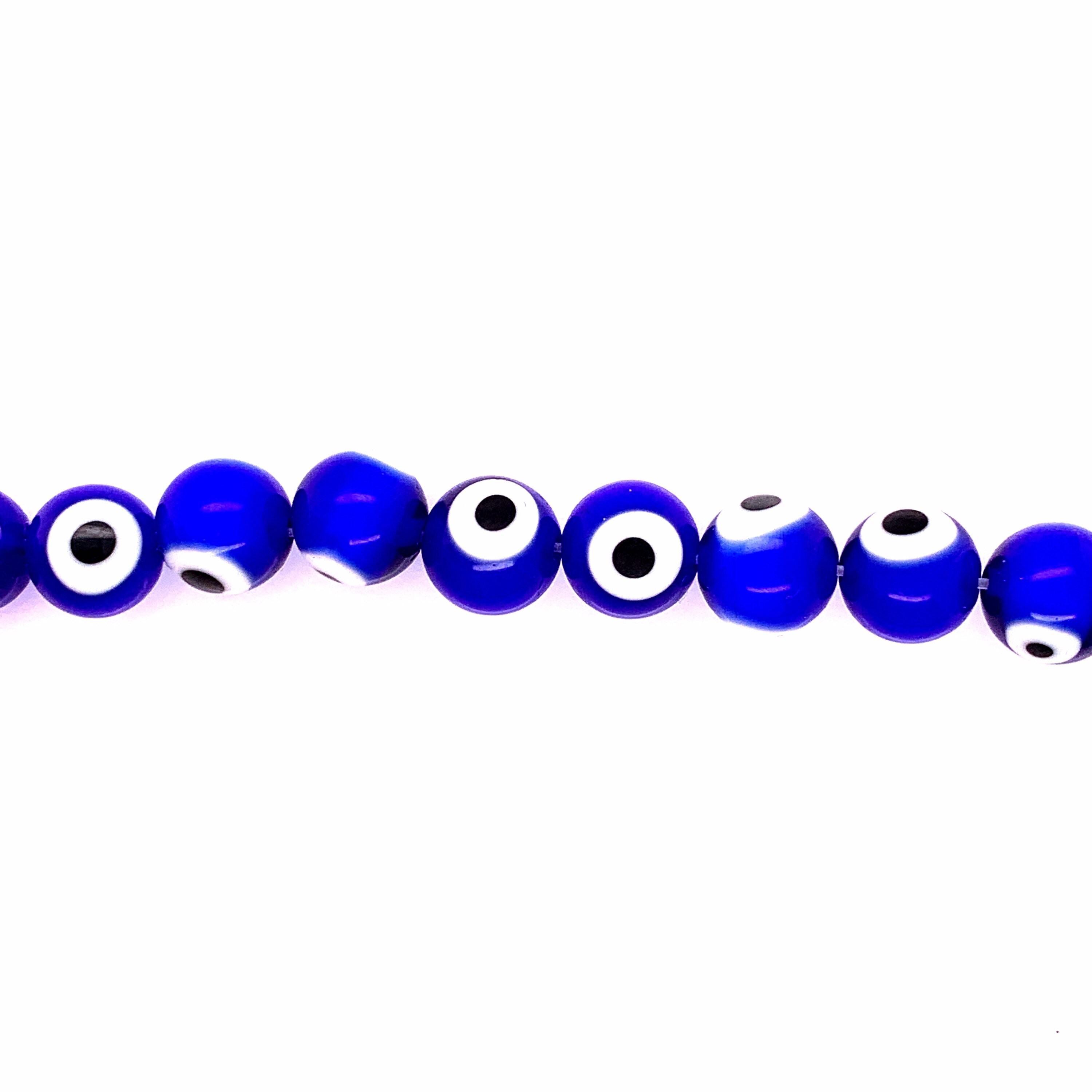 67 Evil Eye Round Glass Beadsreligious Amulet Prayer - Etsy