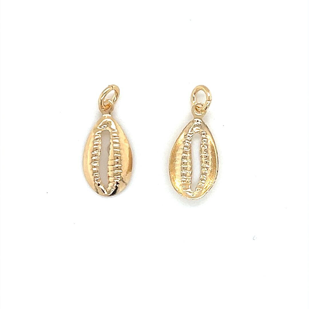 Puka Shell, Gold Filled Puka Shell Charm, Shell Charms, Puka Shells ...