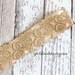 Metallic Gold Flower Lace Sash, Bridal Gold Sash, Bridesmaid Gold Sash ...