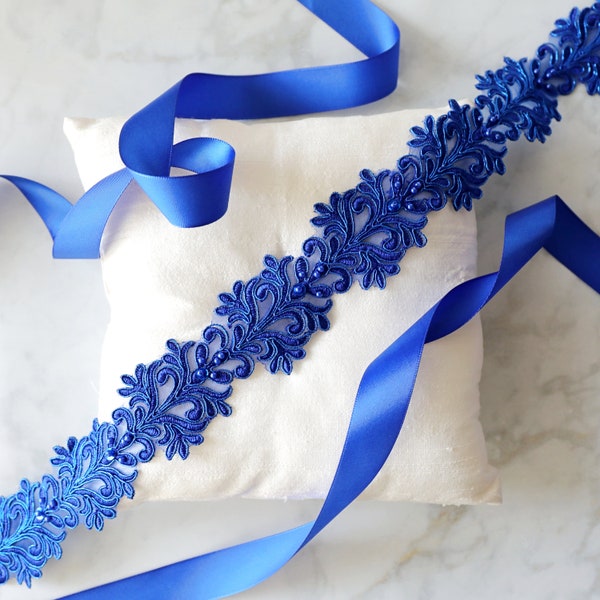 Royal Blue Sash - Etsy