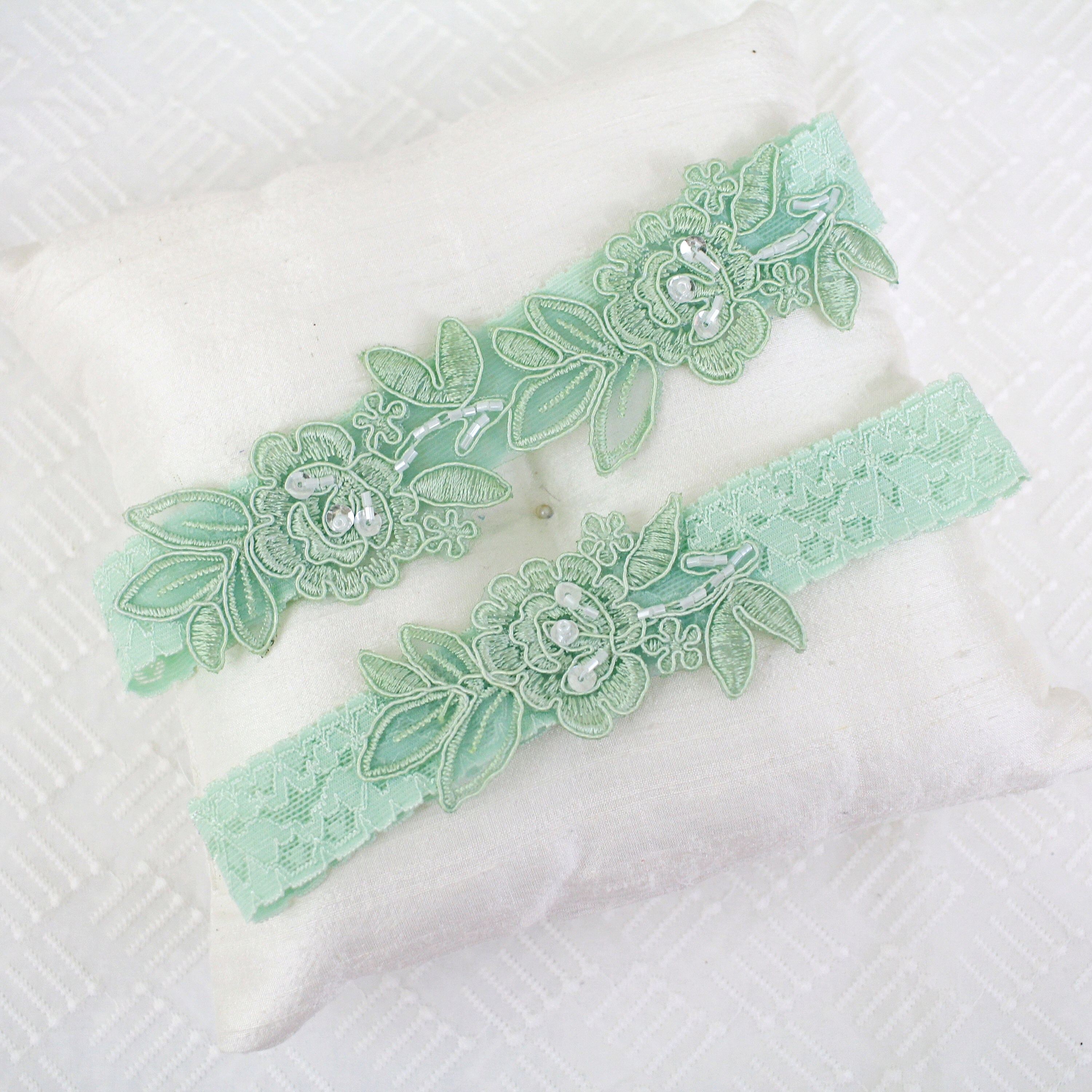 Mint Green Garter
