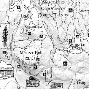 Fidalgo Island Digital Map - Etsy