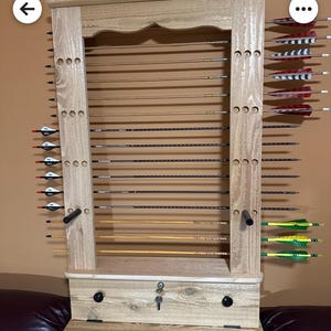 Custom Archery Bow Rack. Holds up to 4 Bows and 45 Arrows - Etsy