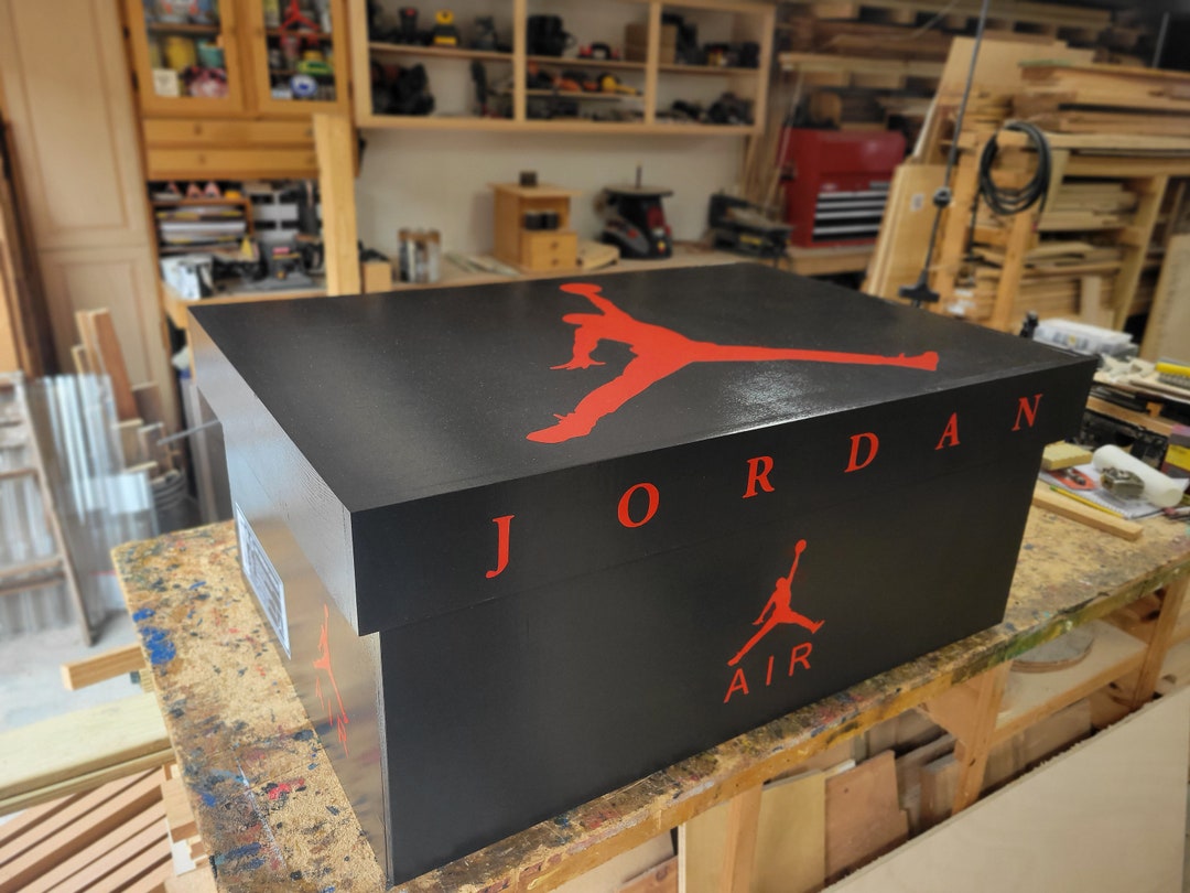 Jordan Mega Shoe Box Sneaker Storage - Etsy