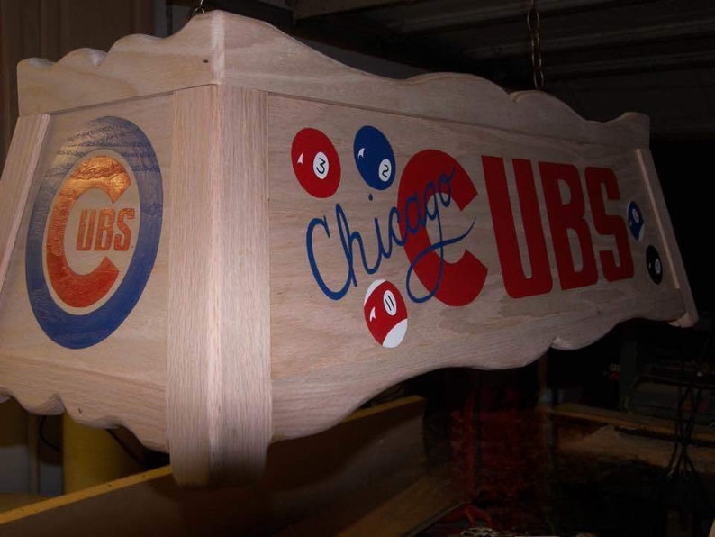 Sports Themes Pool / Poker Table Lights. Any Sports Logo. - Etsy