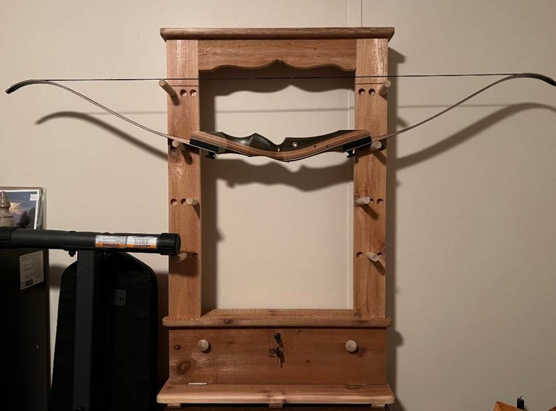Custom Archery Bow Rack. Holds up to 4 Bows and 45 Arrows - Etsy