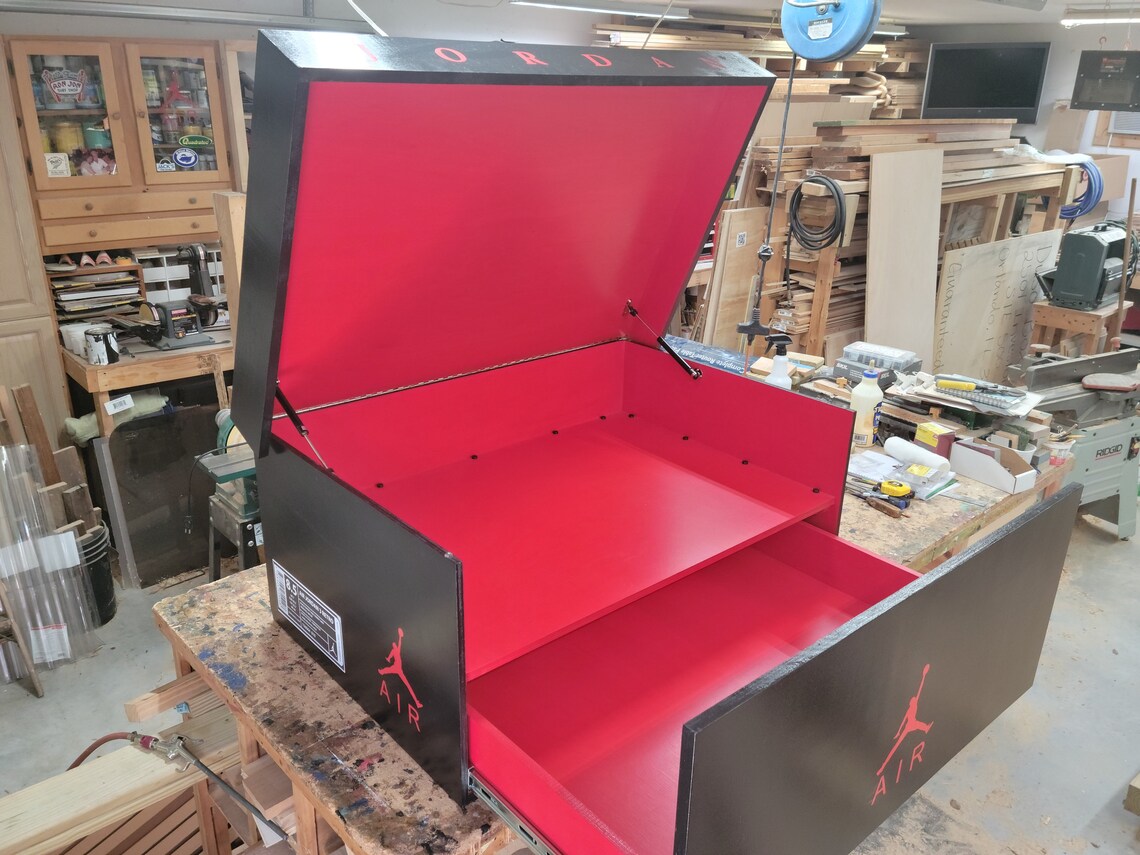 Jordan Mega Shoe Box Sneaker Storage - Etsy