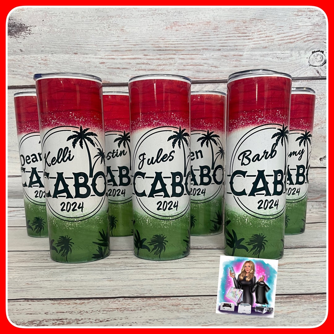 Cabo Mexico Vacation Tumblers, Personalized Vacation Cup, Mexico ...