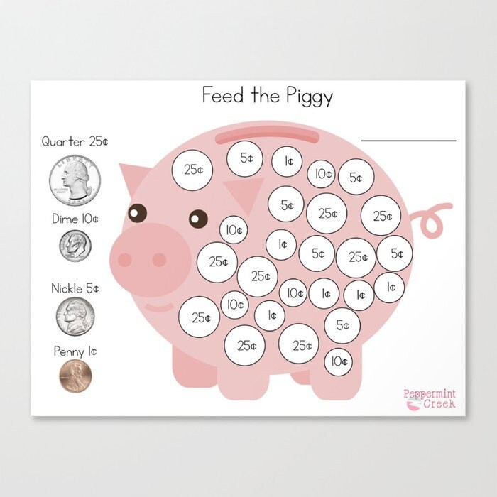Coin Game for Children Learning Resource Money Teaching - Etsy