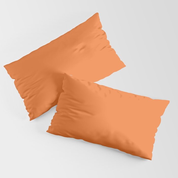 Orange Pillow Cover, Orange Throw Pillow, Orange Cushion, Orange ...