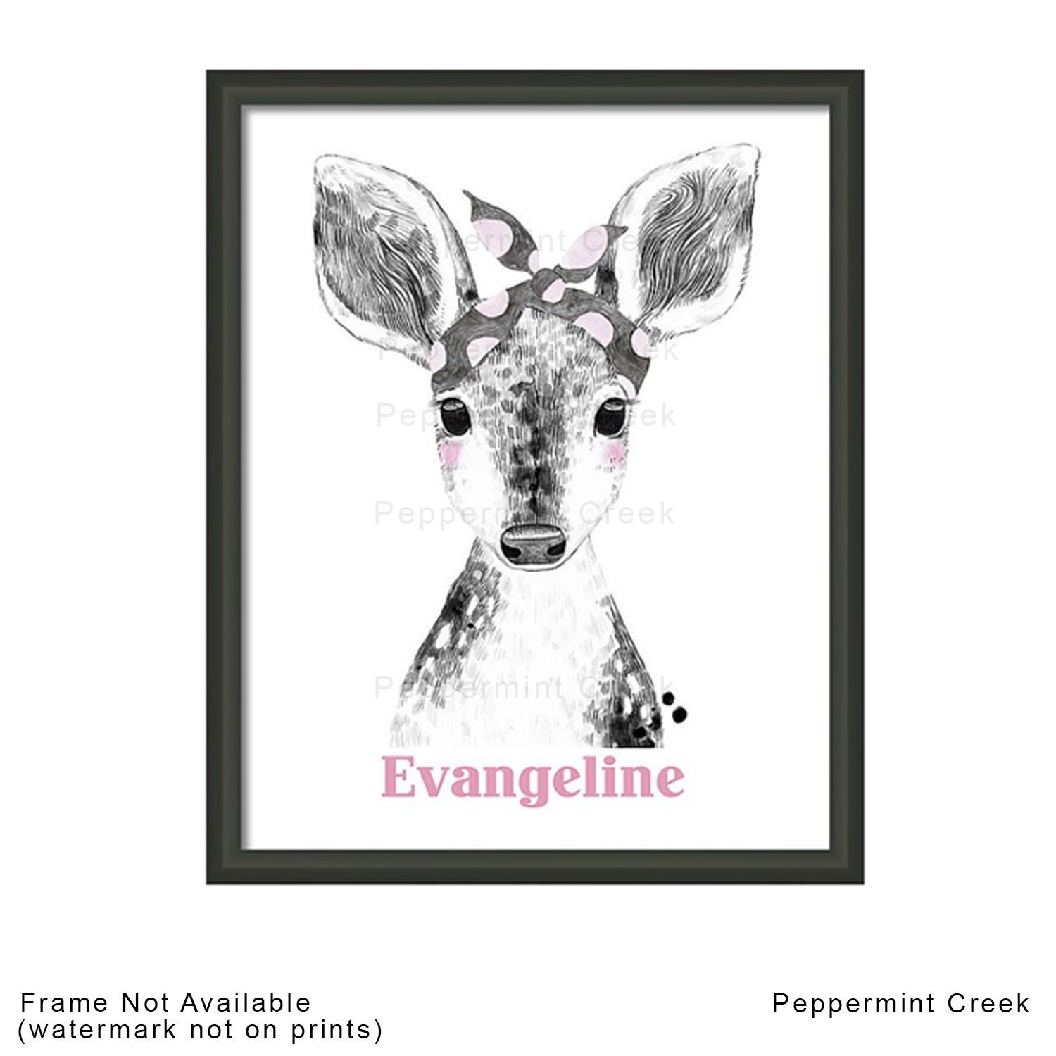 Girls Custom Name Girls Nursery Art Girls Nursery Decor | Etsy