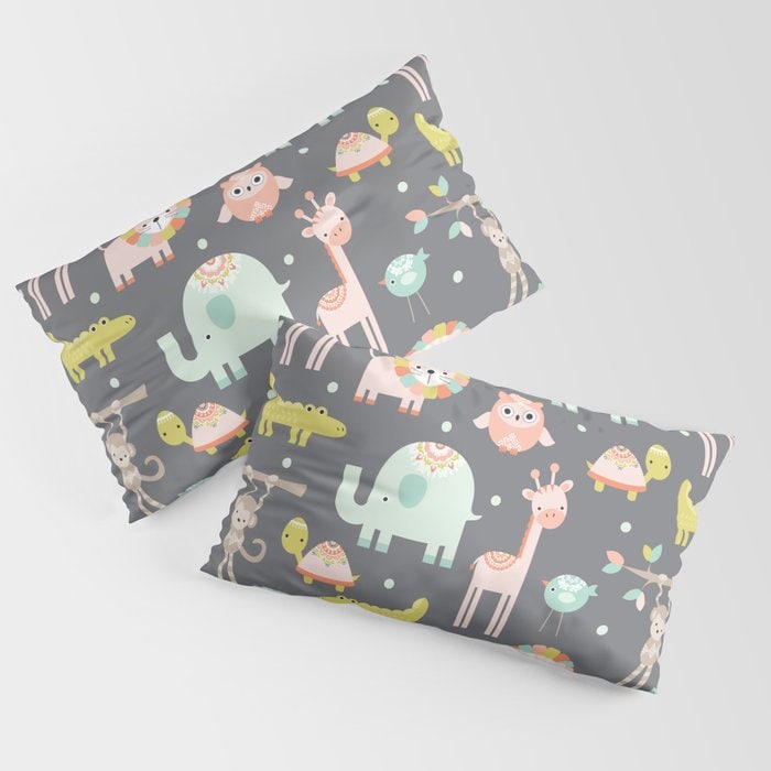 Animals Pillow Safari Animal Pillow Kids Throw Pillow - Etsy