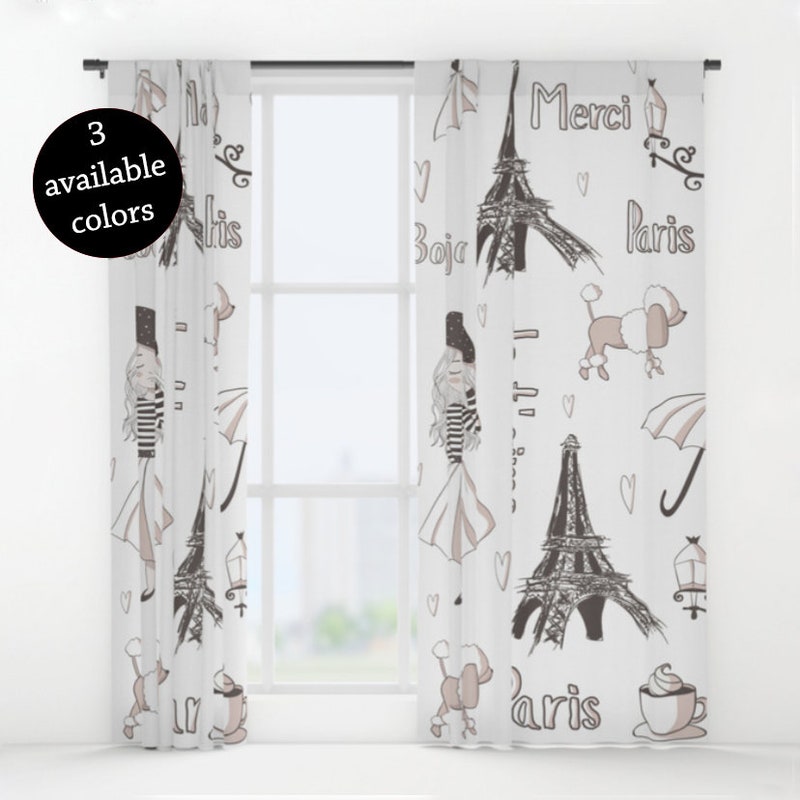 Paris Curtains - Etsy