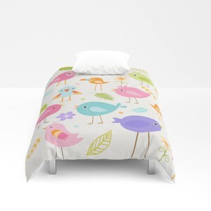 Birds Duvet Cover, Birds Comforter, Birds Bedding, Birds Bedspread ...