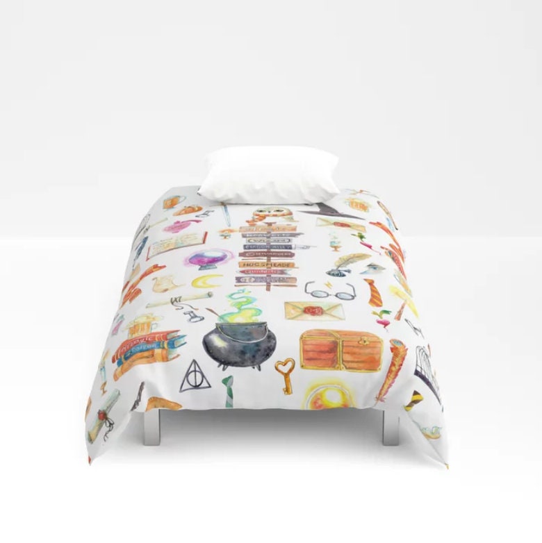 Wizard Bedroom Decor, Wizard Duvet, Wizard Comforter, Magic Duvet ...