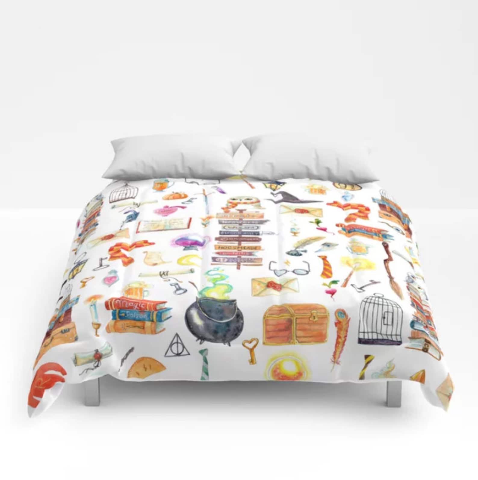 Wizard Bedroom Decor, Wizard Duvet, Wizard Comforter, Magic Duvet ...