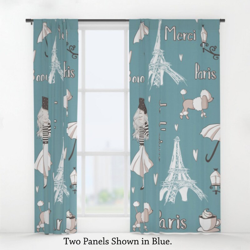 Paris Curtains - Etsy
