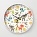Animals Clock, Animal Wall Clock, Woodland Animals Clock, Kids Clock ...