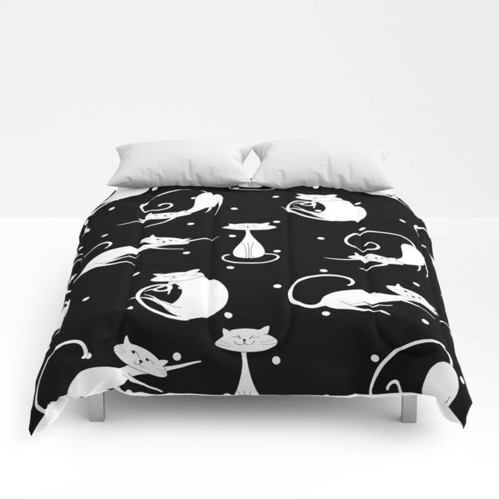 Cat Duvet Cover Cat Comforter Cat Bedspread Cat Bedding - Etsy