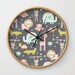 Safari Animals Clock, Safari Animal Wall Clock, Jungle Animals Clock ...