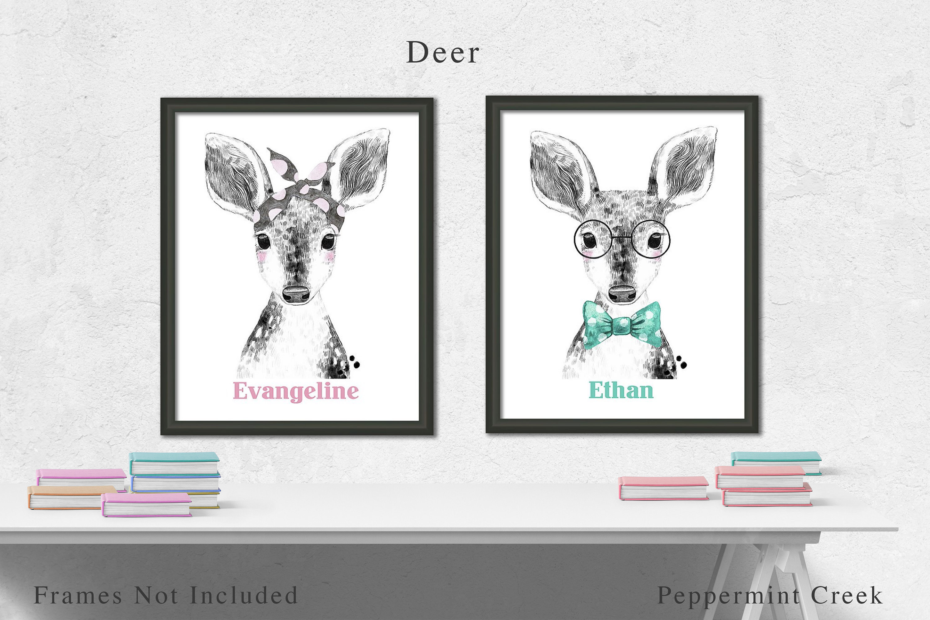 Girls Custom Name Girls Nursery Art Girls nursery decor | Etsy