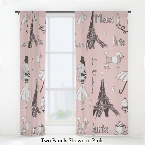 Paris Curtains - Etsy