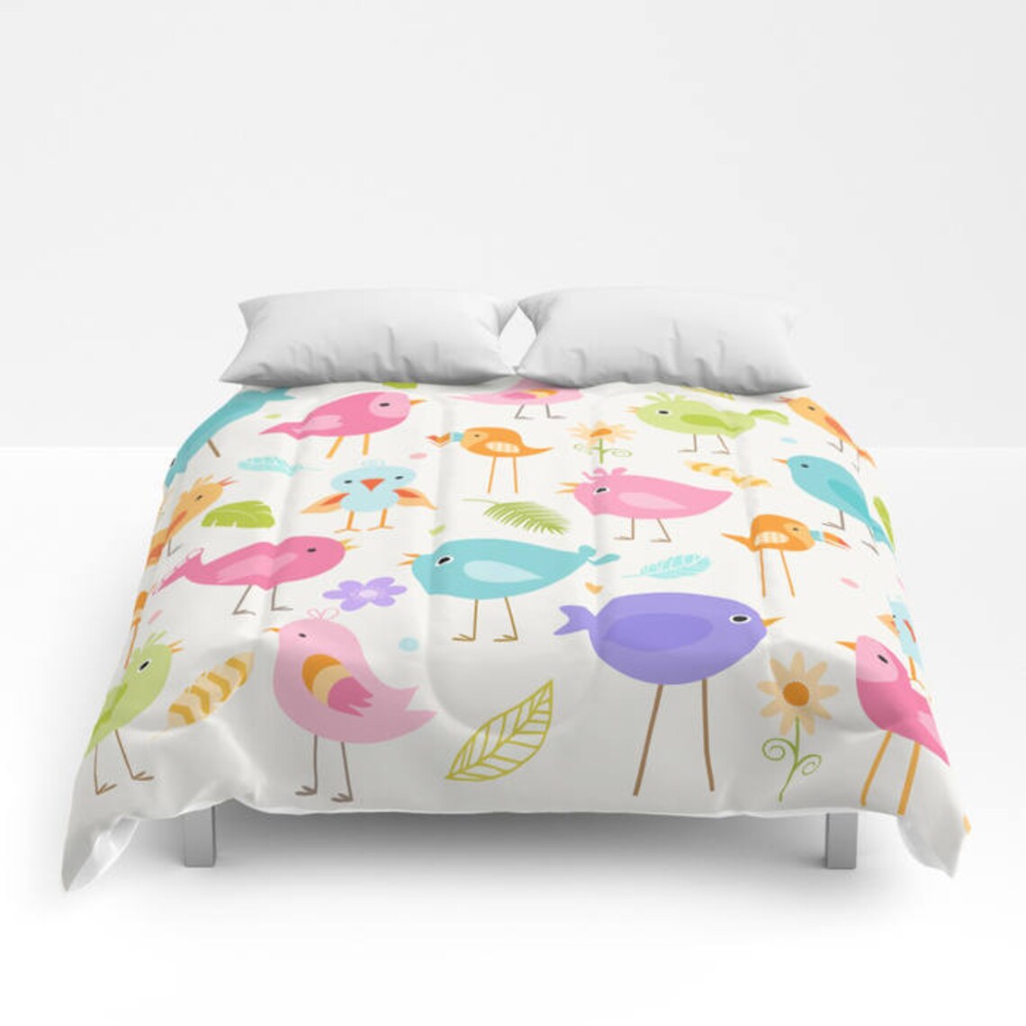 Birds Duvet Cover Birds Comforter Birds Bedding Birds - Etsy