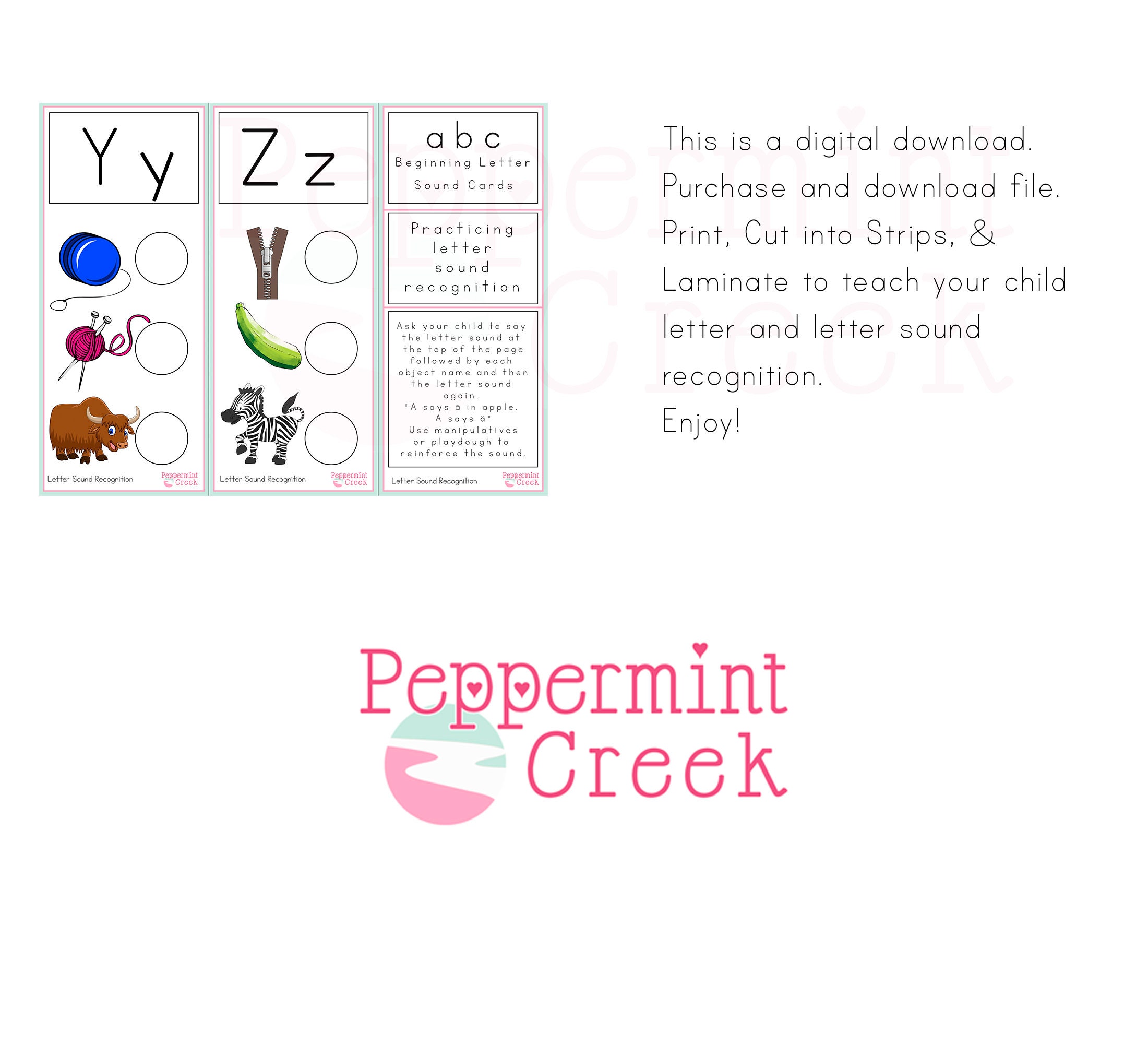 Letter Sound Recognition, Preschool Resource, Kindergarten Resource ...