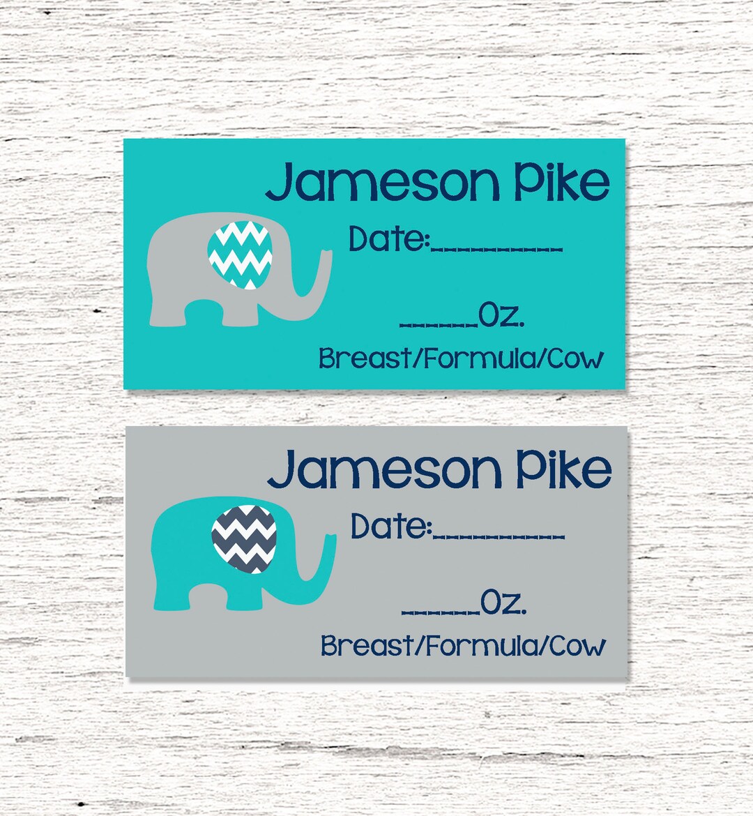 Removable Baby Bottle Labels Personalized Breast Milk Daily Date Labels ...