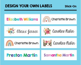 School Supply Labels / Name Labels for School Supplies / - Etsy