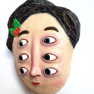 I'm so Lonesome, I Could Cry - One of a Kind Hand-sculpted Face Wall ...
