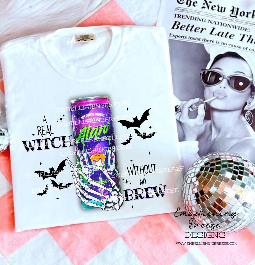Real Witch Without My Brew PNG, Sarcastic Humor (digital Download) - Etsy