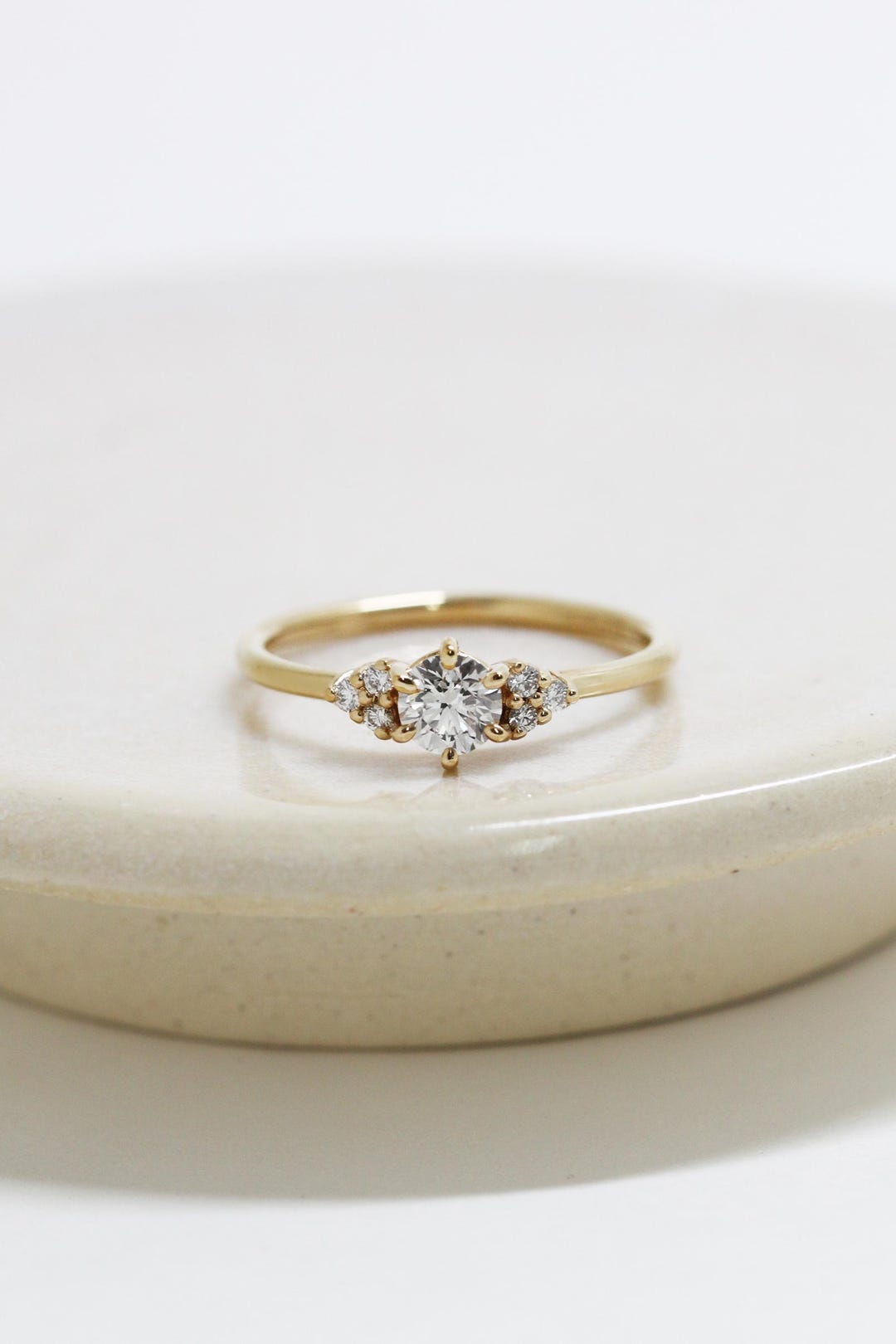 TALIA Ring - X7 Diamonds Engagement Ring - 14K Gold - Etsy