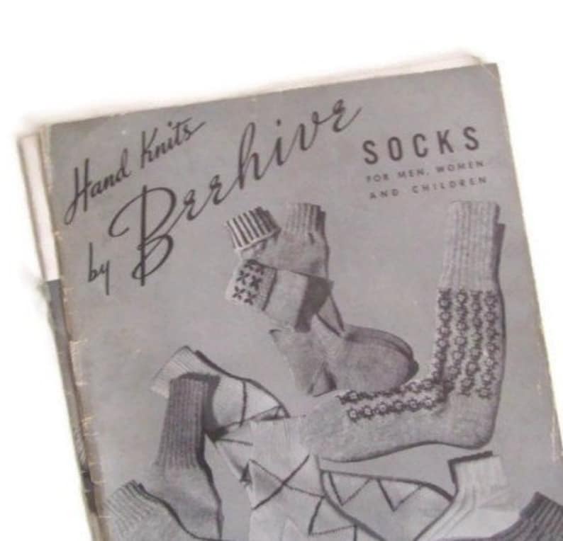 Vintage Knitting Pattern Book Published 1944 Hand Knits by - Etsy