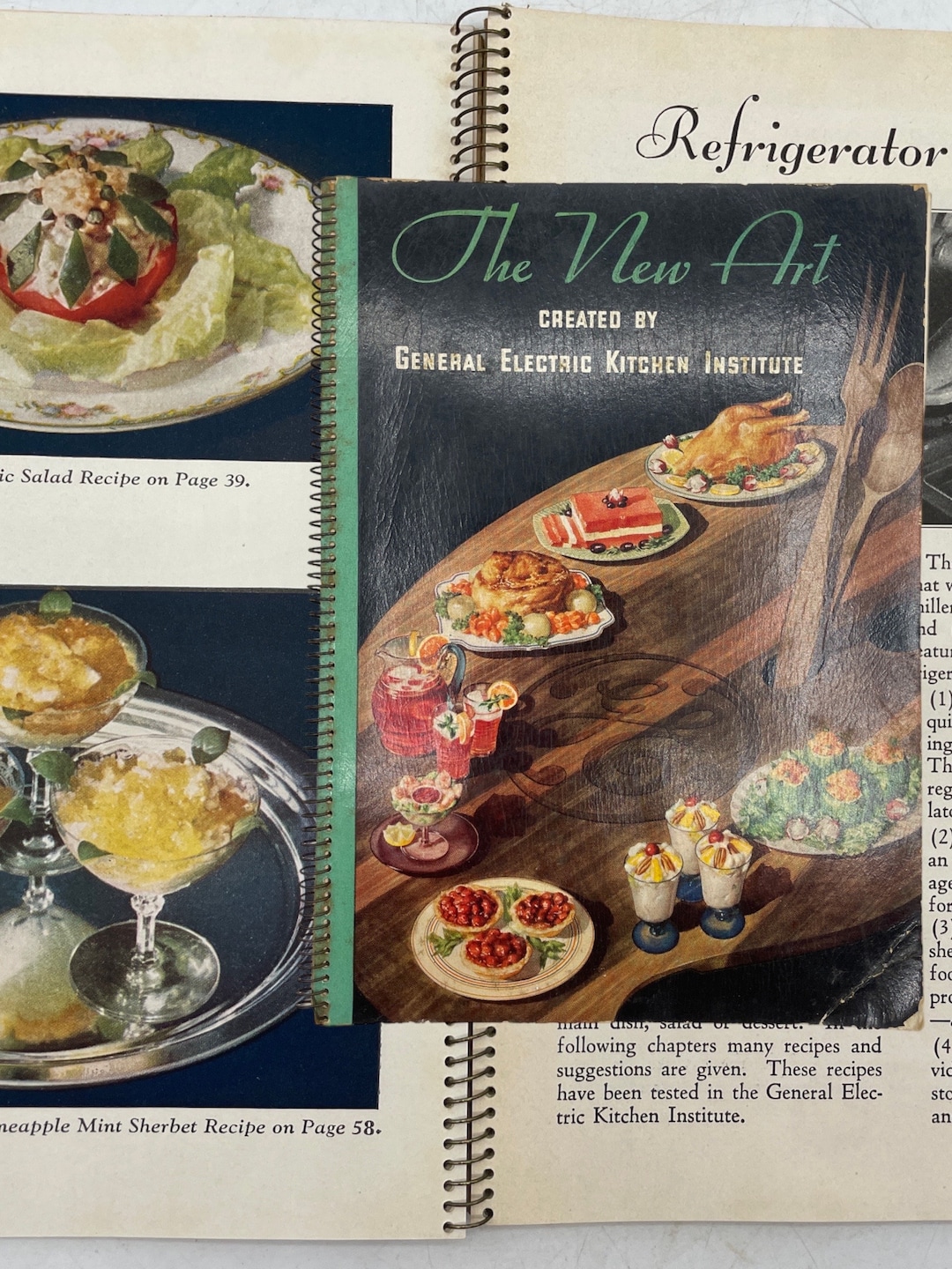 Vintage 1930s Product Cookbook, the New Art General Electric Kitchen ...