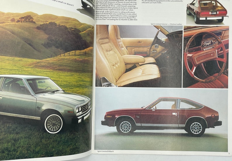 Vintage Car Brochure 1980 AMC Pacer Spirit Car Dealer - Etsy