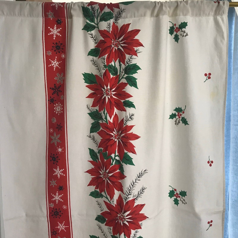 Christmas Curtains - Etsy