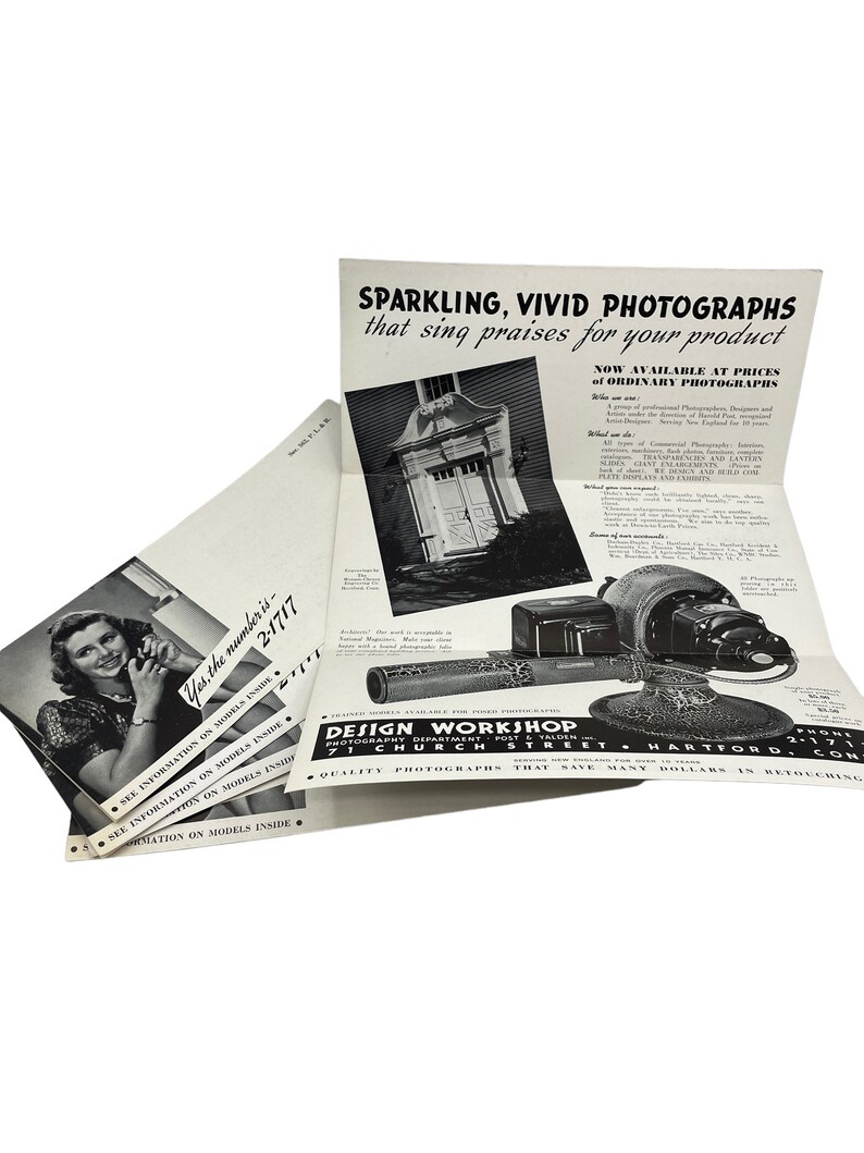 Vintage 1930s 1940s Advertising Brochures Lot of 5 Identical - Etsy