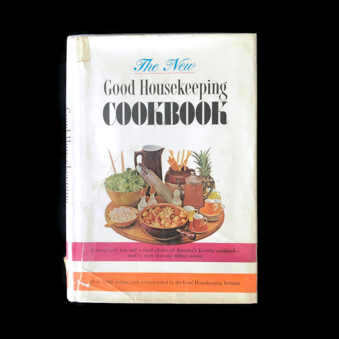 Vintage 1960s Cookbook, the New Good Housekeeping Cookbook, 1963 Fourth ...