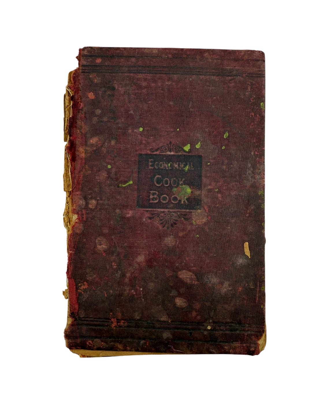 Antique Cookbook, 1800s Economical Cook Book, Practical Cookery Book of ...