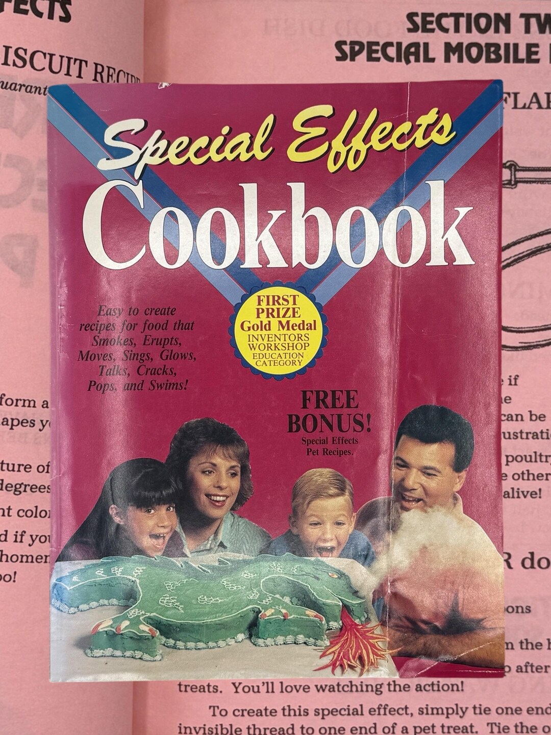 Vintage Special Effects Cookbook, 1992, Inventors Workshop, Kids Cook ...