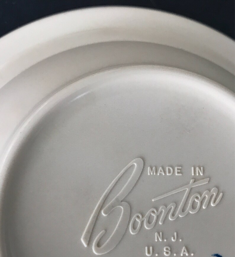 21 Piece Vintage Boontonware 50s 60s Dinnerware 3 Cups and 18 - Etsy