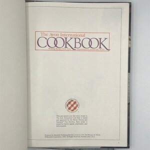 Vintage Avon International Cookbook: Recipes From Around the World - Etsy