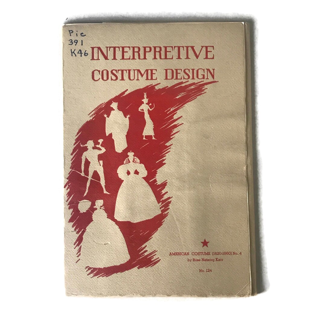 Vintage 1930s Folio, Interpretive Costume Design, 1937, American ...