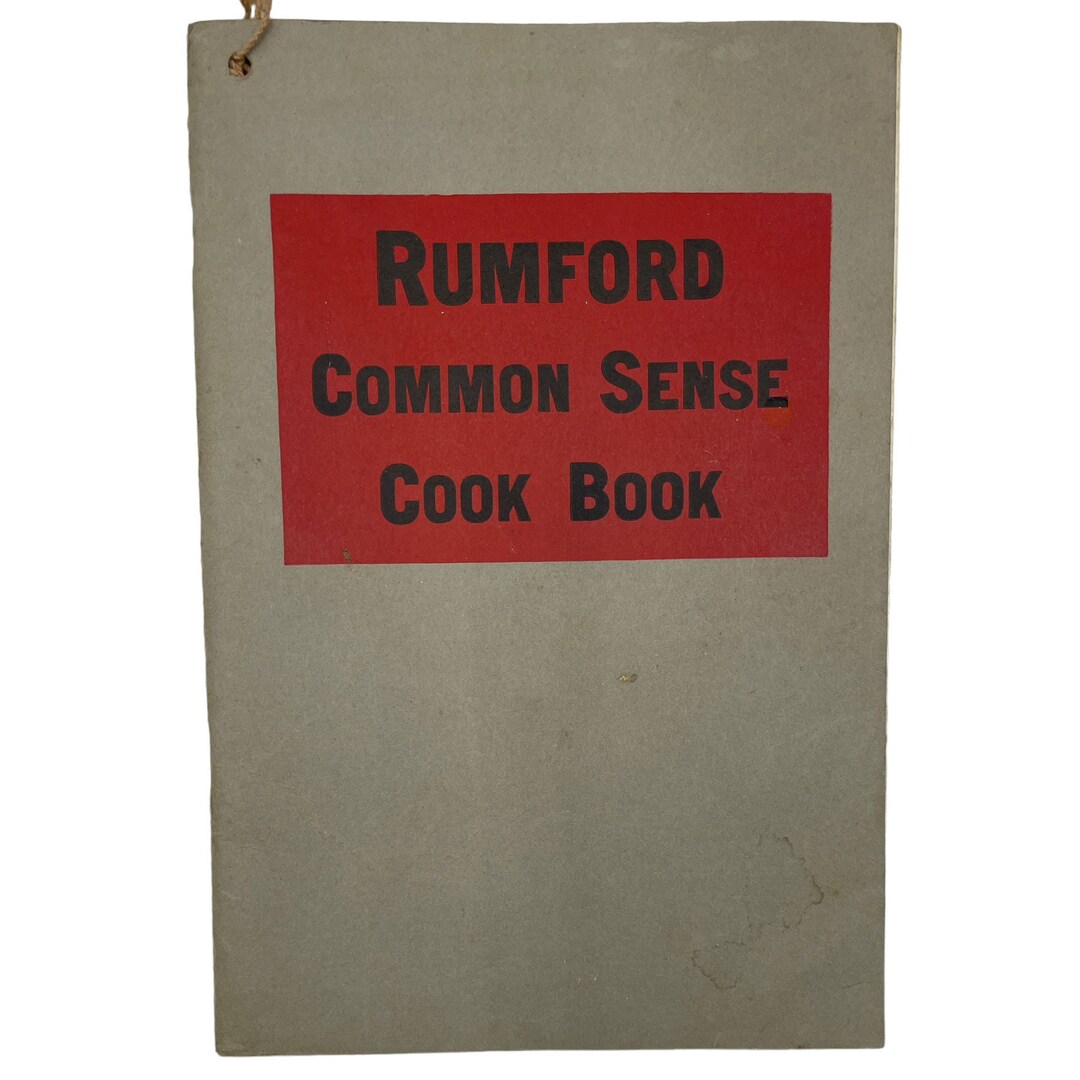 Vintage 1920s Cooking Pamphlets Product Cookbooks Rumford Cookbook ...