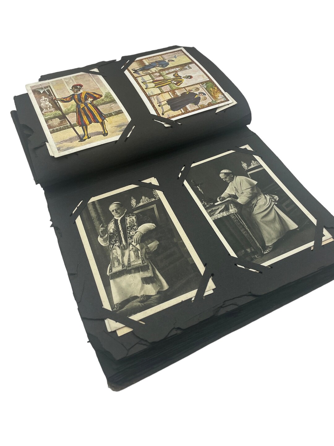 Antique Travel Postcard Book, Early 1900s, European Locations, Famous ...