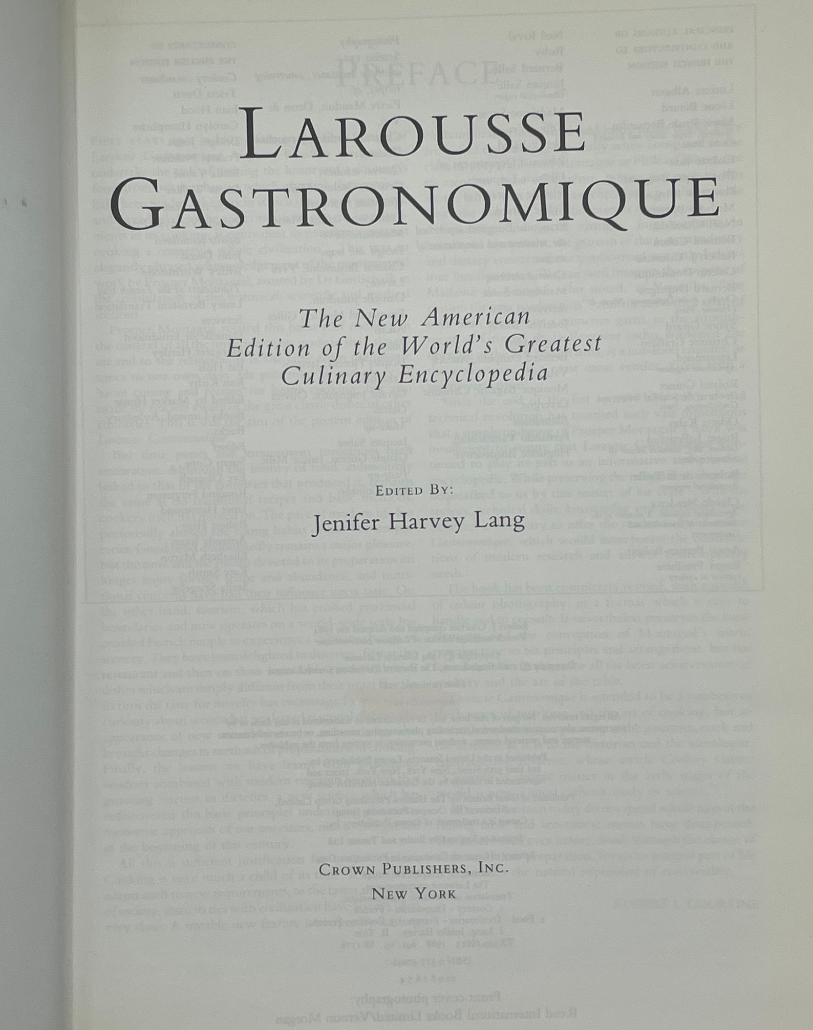 Vintage Larousse Gastronomique Cookbook: New American Edition - Etsy