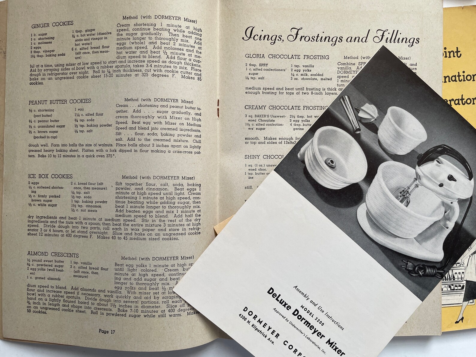 Vintage Product Manuals and Cookbook Retro Kitchen | Etsy