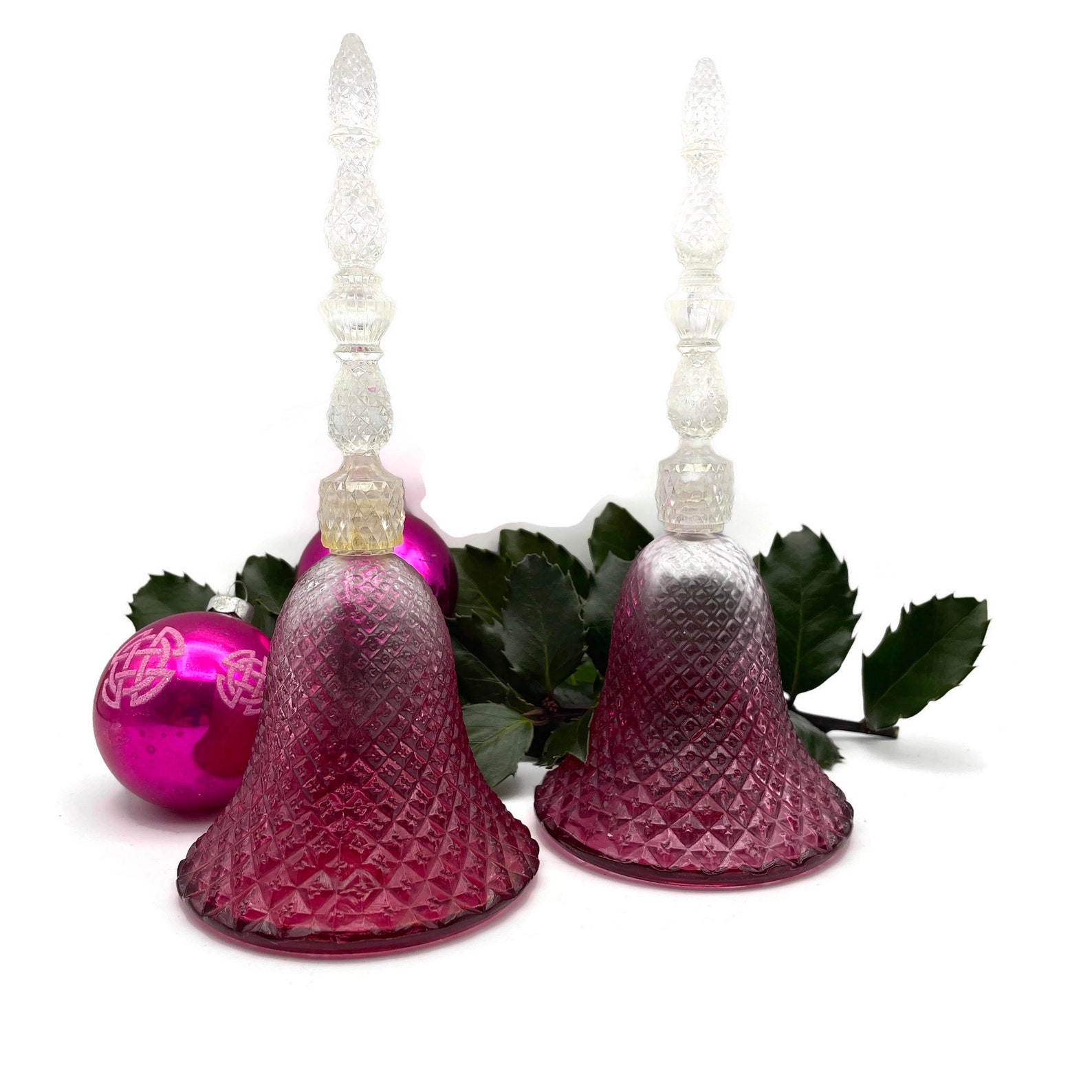 Vintage 1970s Avon Perfume Bottle Pink Rosepoint Bell Ombre | Etsy